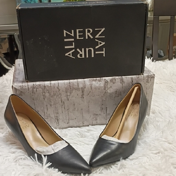 Naturalizer | Shoes | Naturalizer Everly Leather Pumps Heels Womens Sz ...